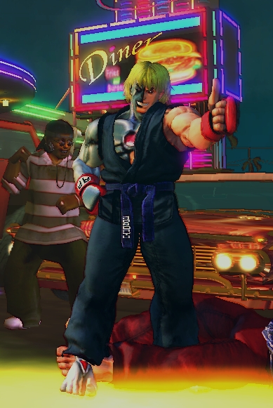 Half Cyborg - Street Fighter IV Mods