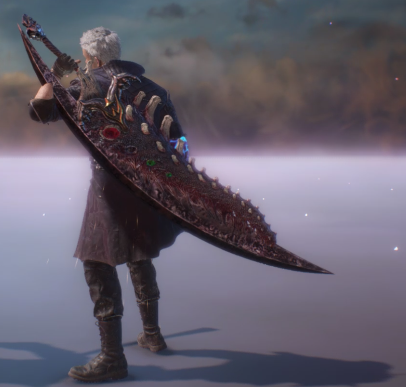 Sparda Sword weapon replacement - Devil May Cry 5 Mods