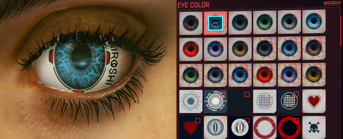 Rogue's eyes and makeover details - Cyberpunk 2077 Mods