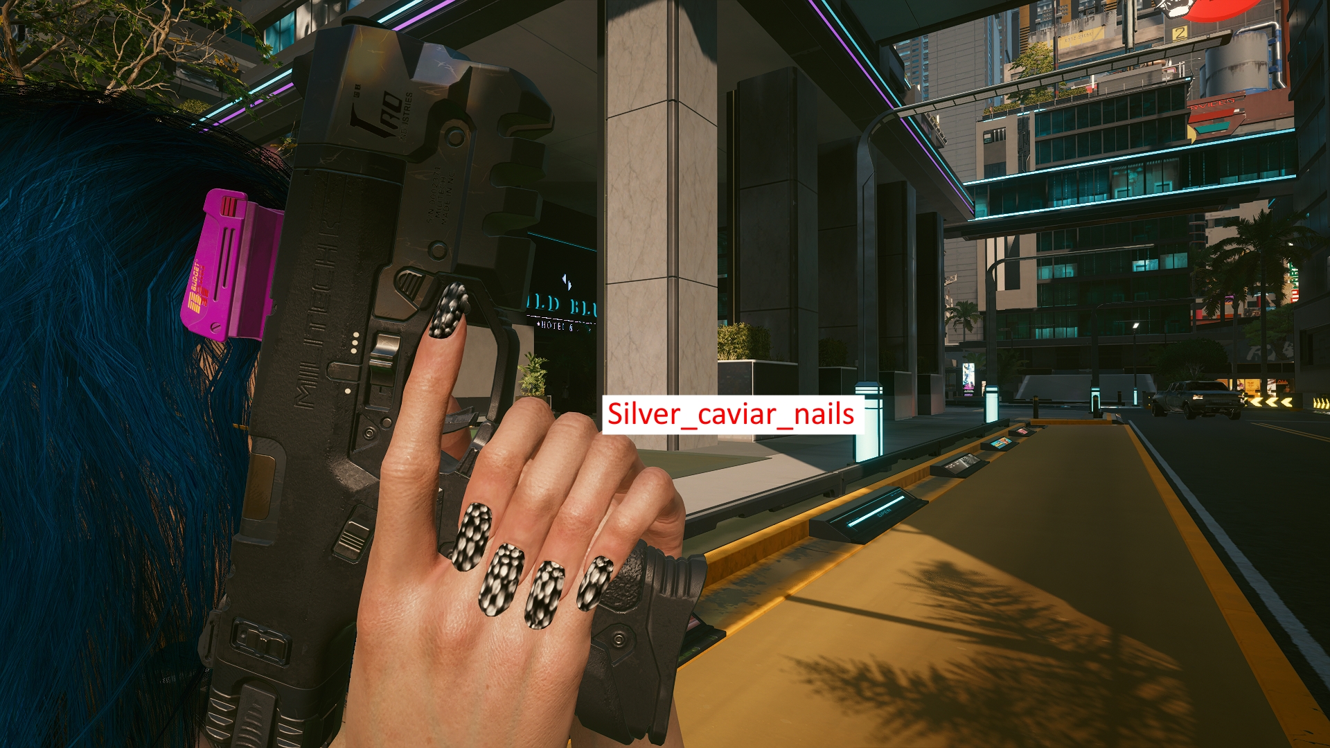 Female V nail texture - Cyberpunk 2077 Mods