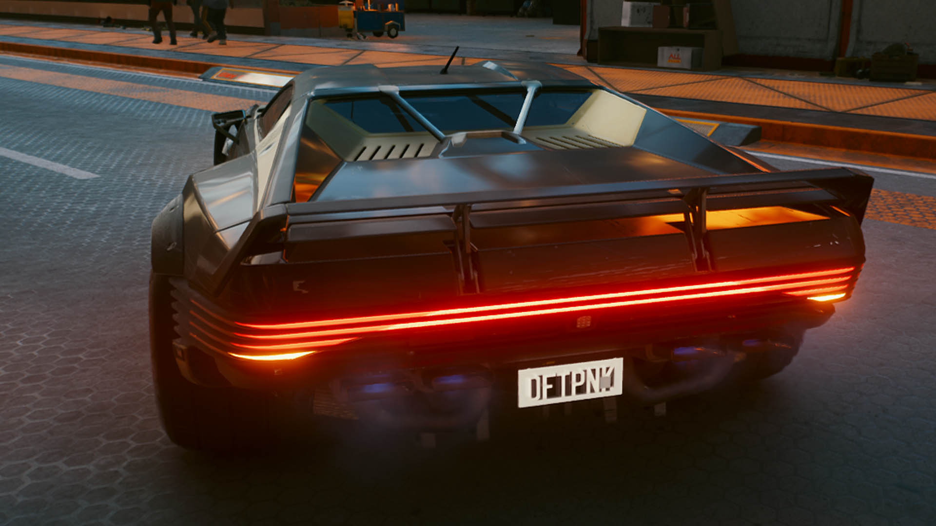 Daft Punk police car and license plate - Cyberpunk 2077 Mods