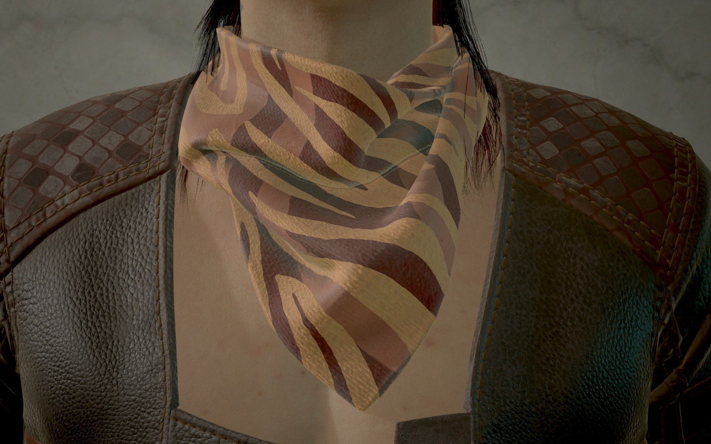 Men's V neck scarf - Cyberpunk 2077 Mods
