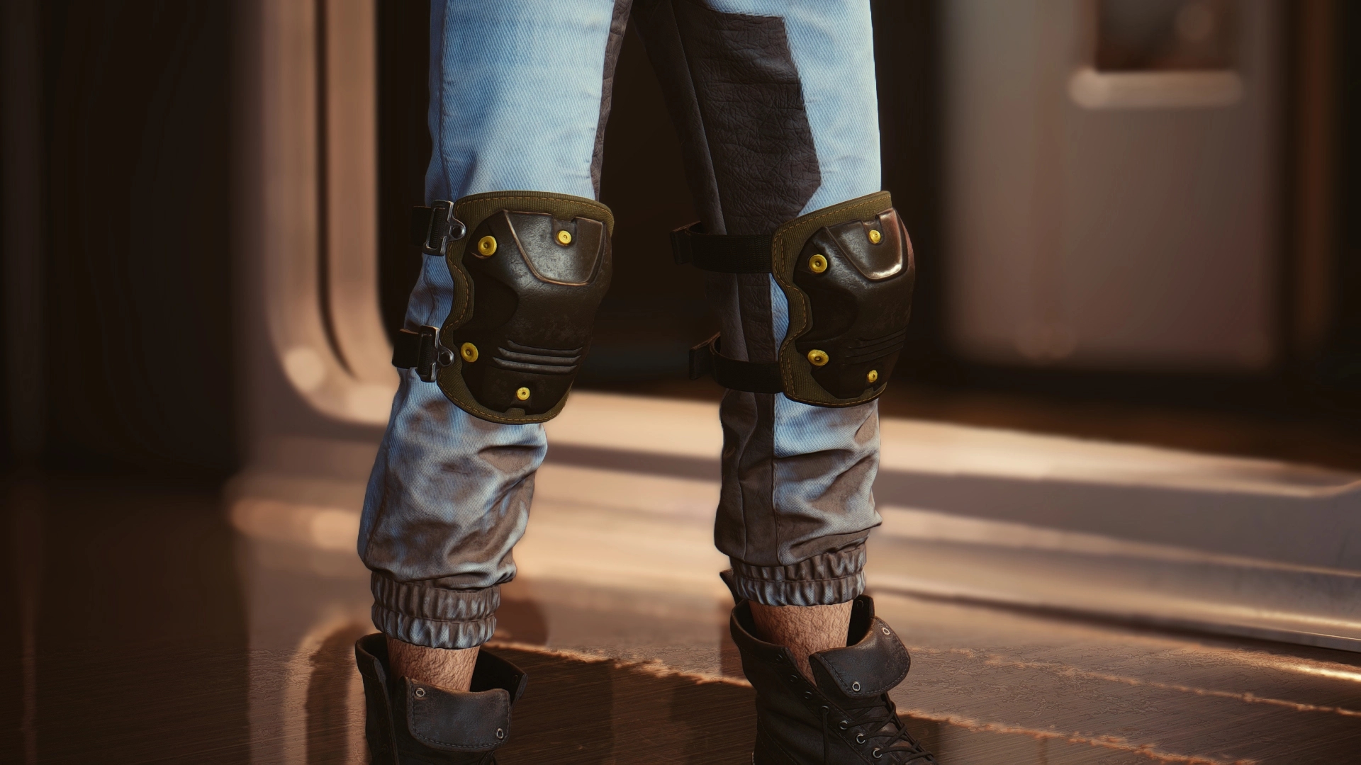 V's knee and elbow pads - Cyberpunk 2077 Mods