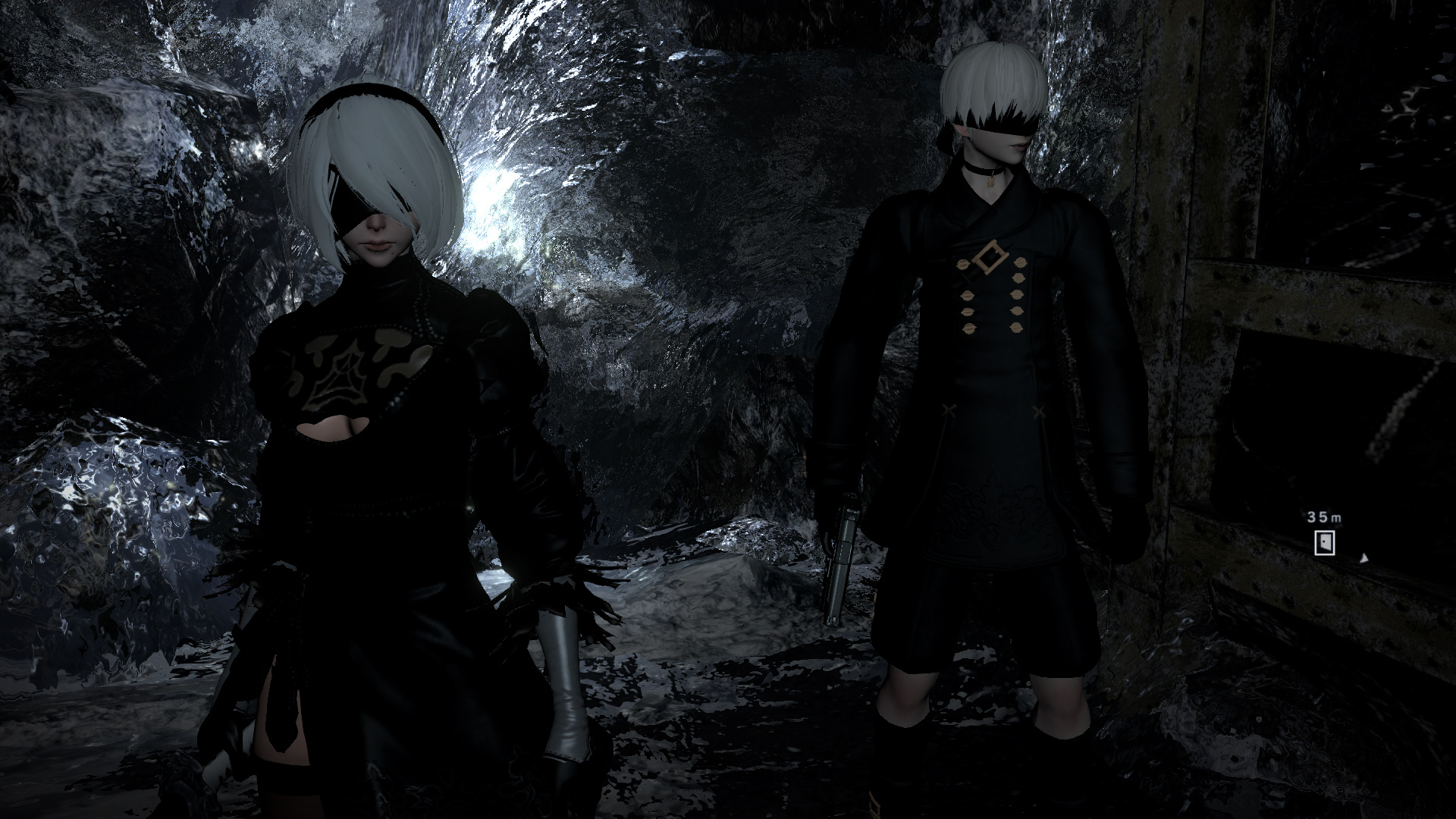 NieR:Automata 2B (Replace Sherry) / 9S (Replace Jack) Resident Evil ...