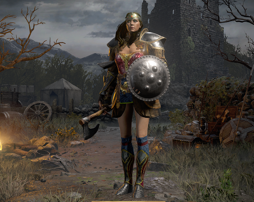 Wonder Woman Paladin - Diablo II:Resurrected Mods