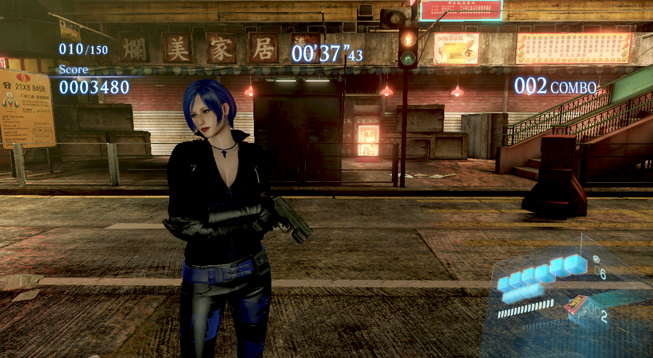Carla mod blue costume - Resident Evil 6 Mods