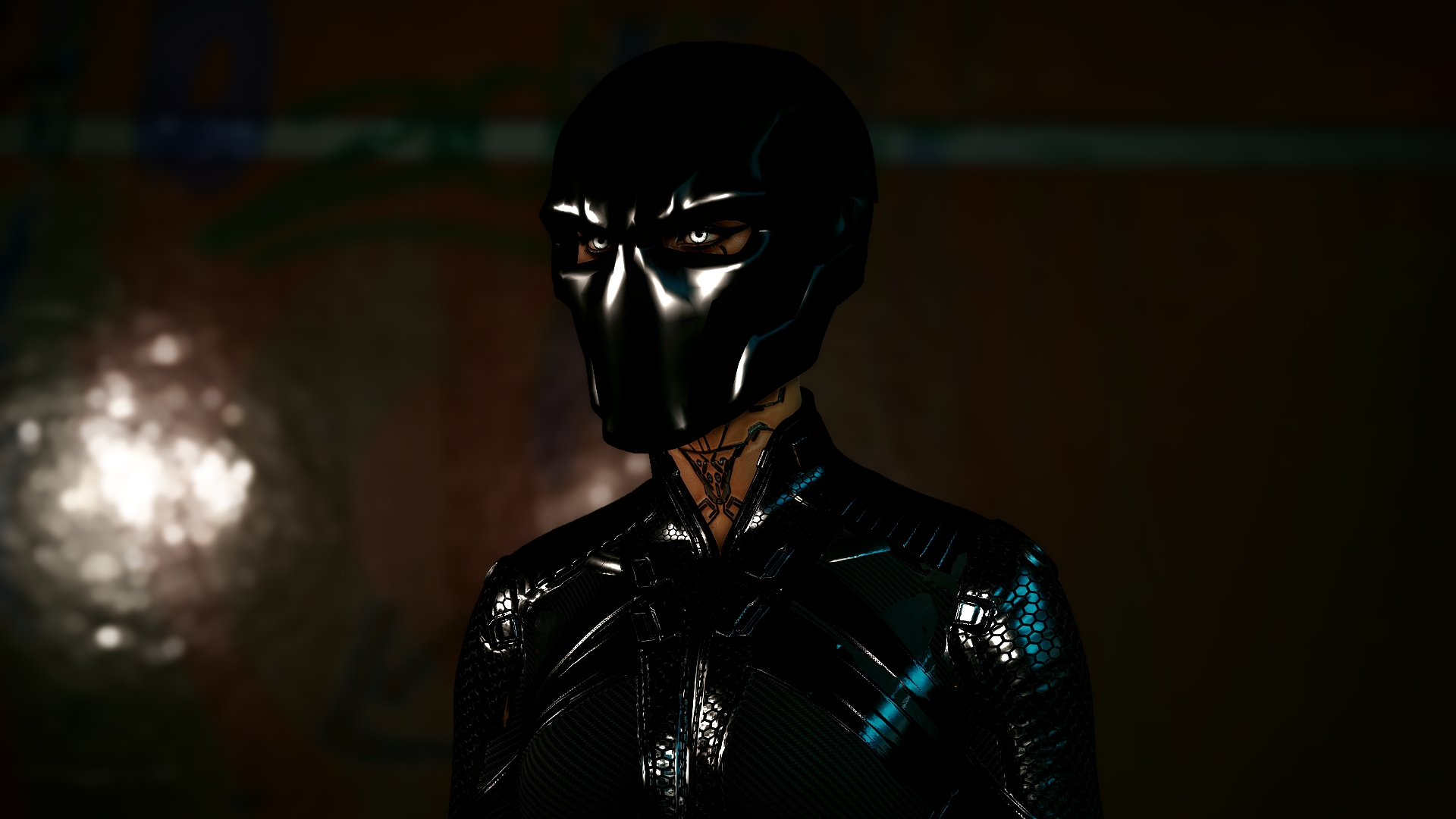 Shadow DeathStroke helmet - Cyberpunk 2077 Mods