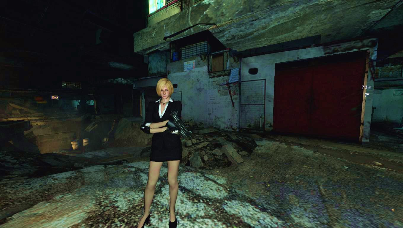 Ada blonde black suit skirt - Resident Evil 6 Mods