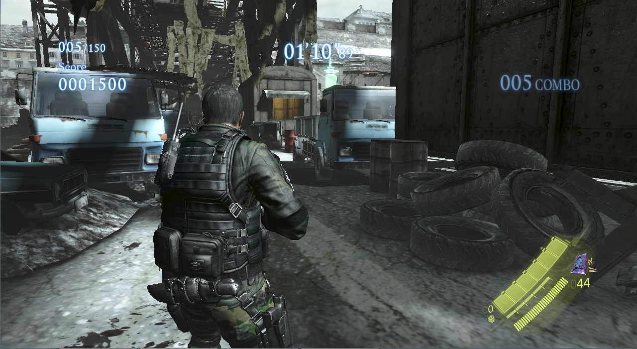 Chris mod green camouflage - Resident Evil 6 Mods