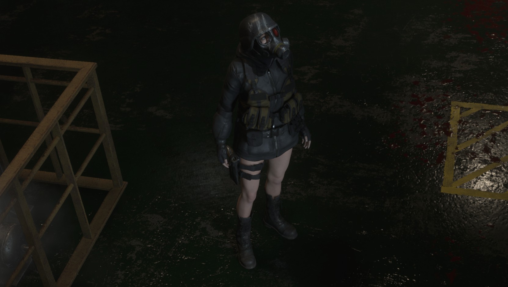 Female Hank (Mask Patch) - Ghost Girl Appears - Resident Evil 2 Remake Mods