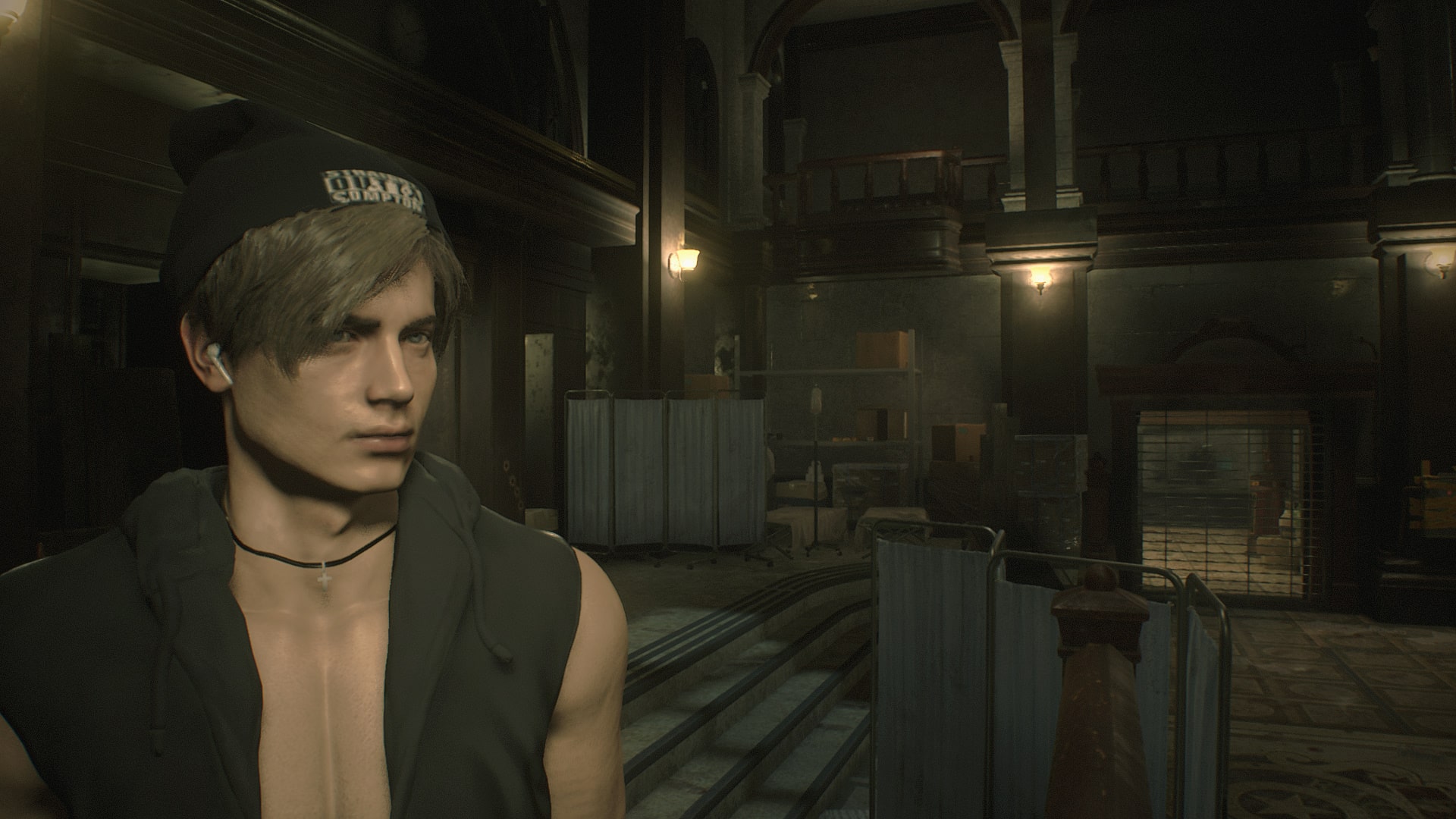 Leon Cool Boy (Necklace Patch) - Resident Evil 2 Remake Mods