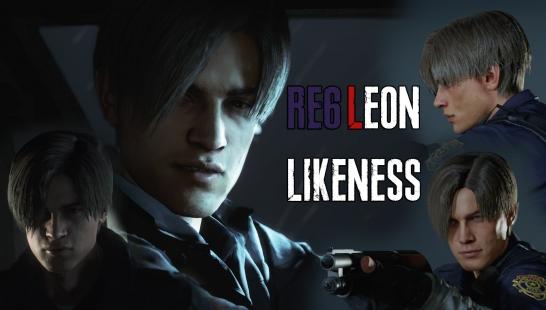 RE6 Leon appearance Likeness - Resident Evil 2 Remake Mods