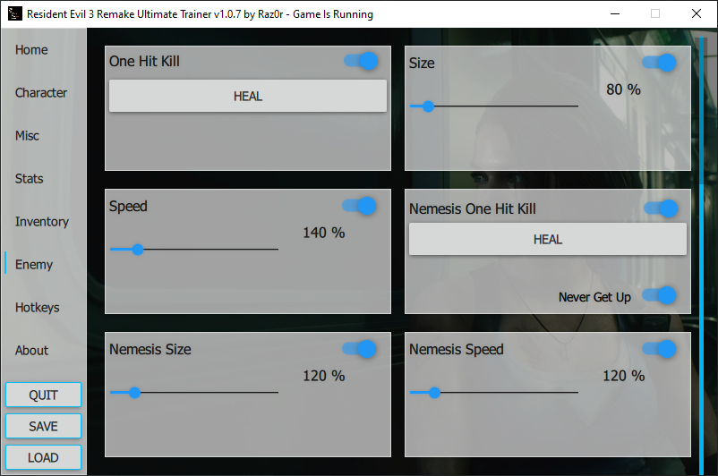 Resident Evil 3 Remake Ultimate Trainer - Resident Evil 3 Remake Mods