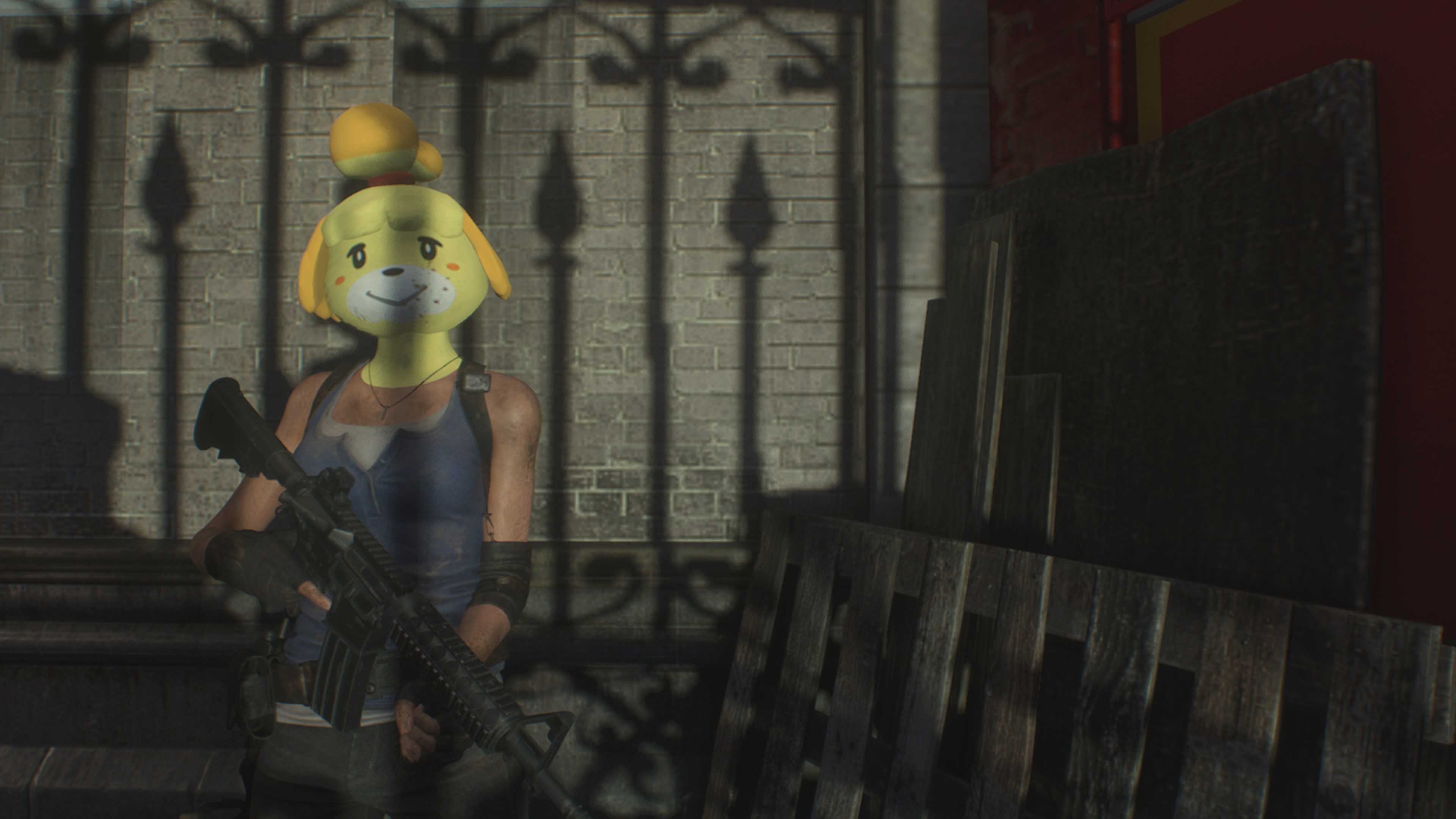 Isabelle mask - Resident Evil 3 Remake Mods