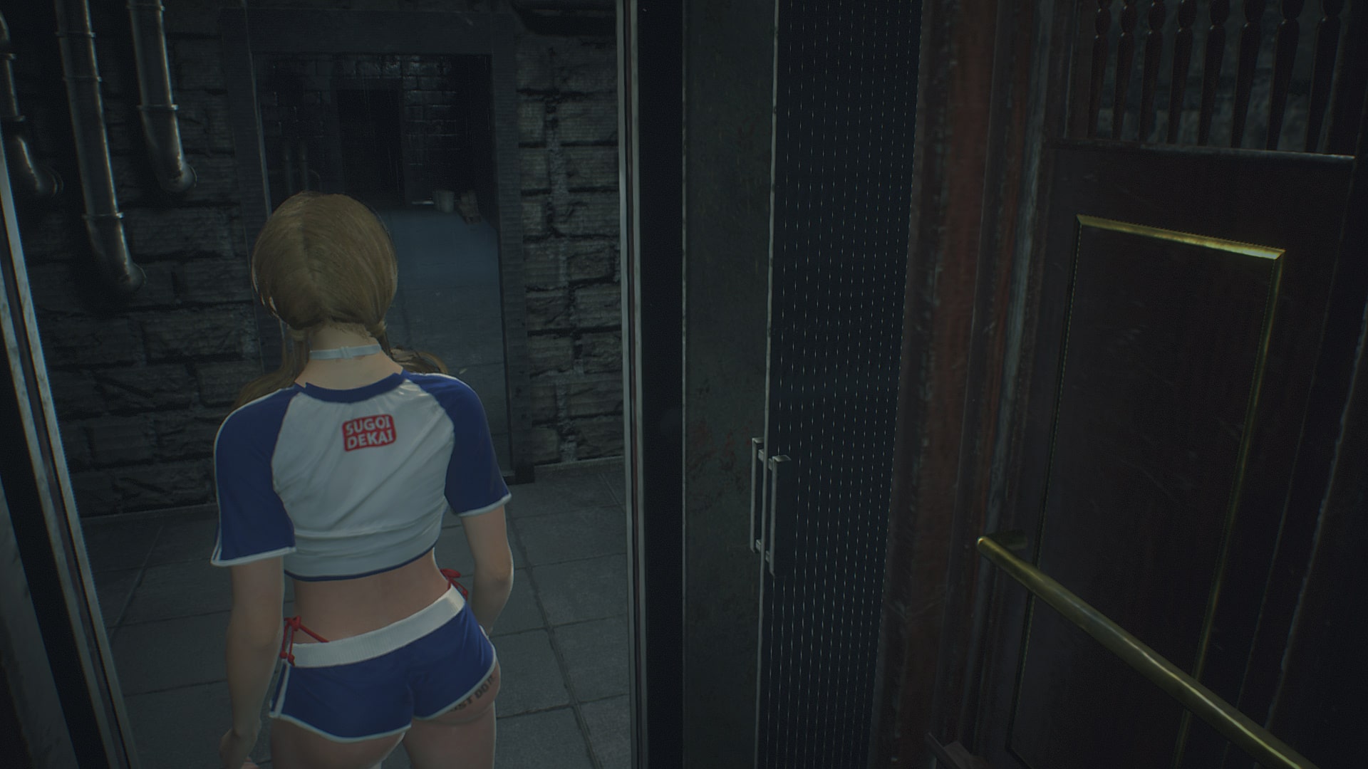 Katherine Super Busty - Fitness Girl (Bikini) Patch - Resident Evil 2 Remake Mods