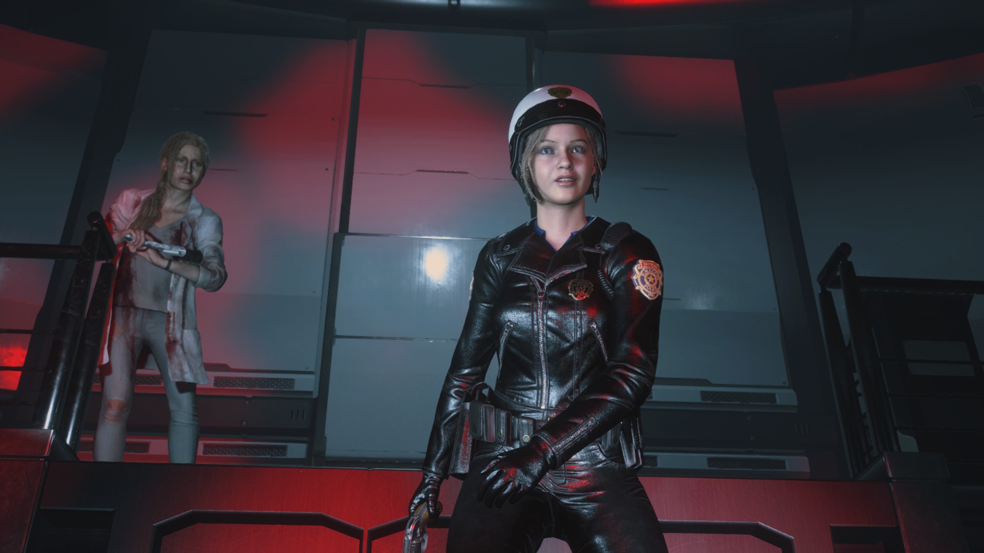 Claire (RPD) - Retro Motorcycle Cop - Resident Evil 2 Remake Mods