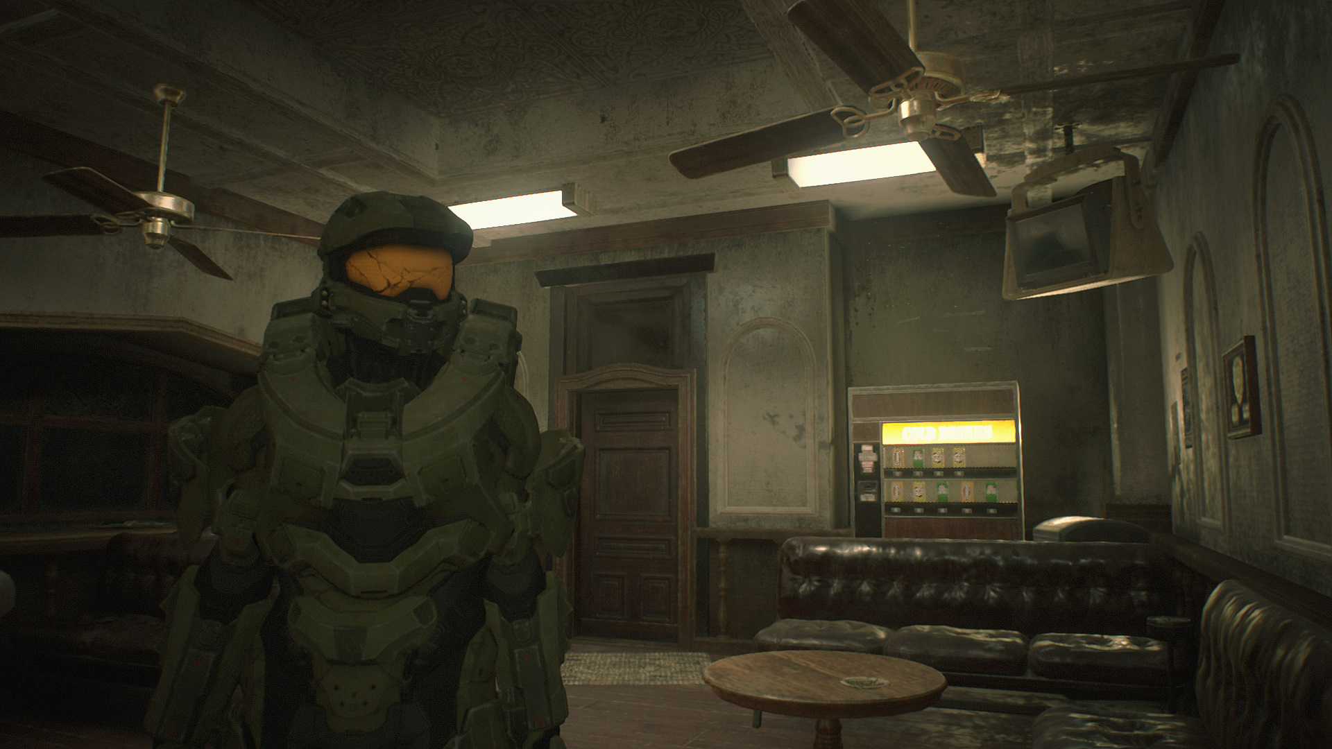 Halo 5 - The Master Chief (Leon) - Resident Evil 2 Remake Mods