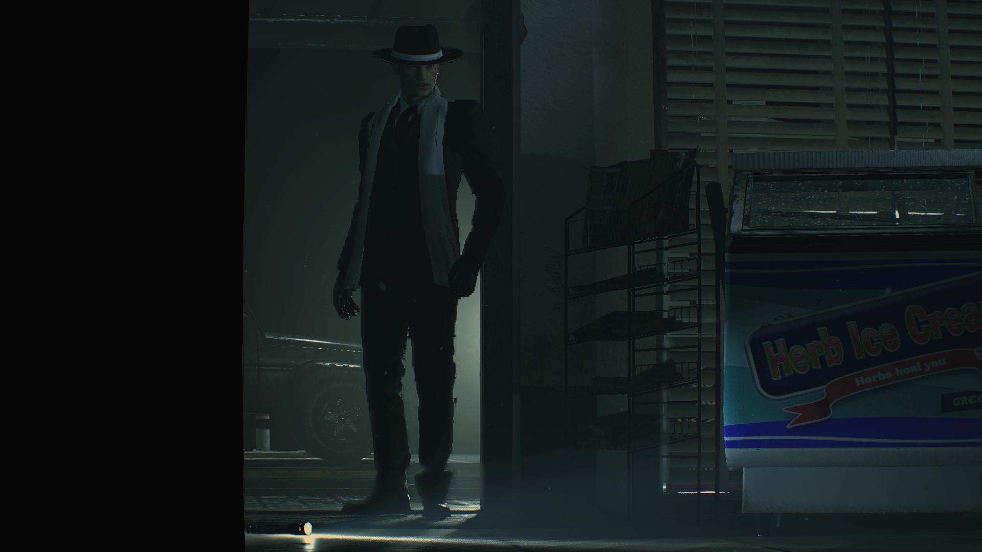 Leon's RE4 Gangster Suit - Resident Evil 2 Remake Mods