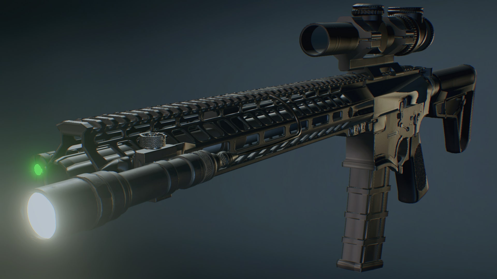 AR-15 Submachine Gun v1.0.1 - Resident Evil 2 Remake Mods