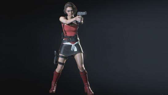 Resident Evil 3 Remake Jill 3 red classic suit - Resident Evil 3 Remake ...