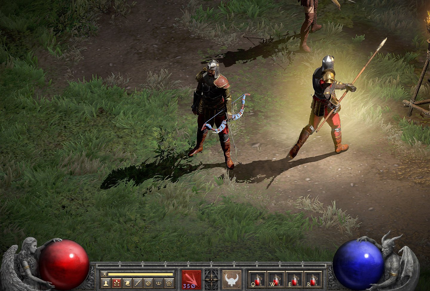 Iron Wolf Mercenary Amazon - Diablo II:Resurrected Mods