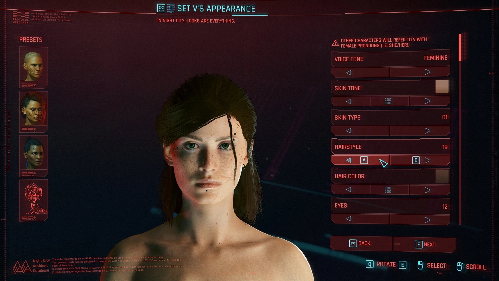 TLOU2 Ellie Hairstyle (Female V) - Cyberpunk 2077 Mods