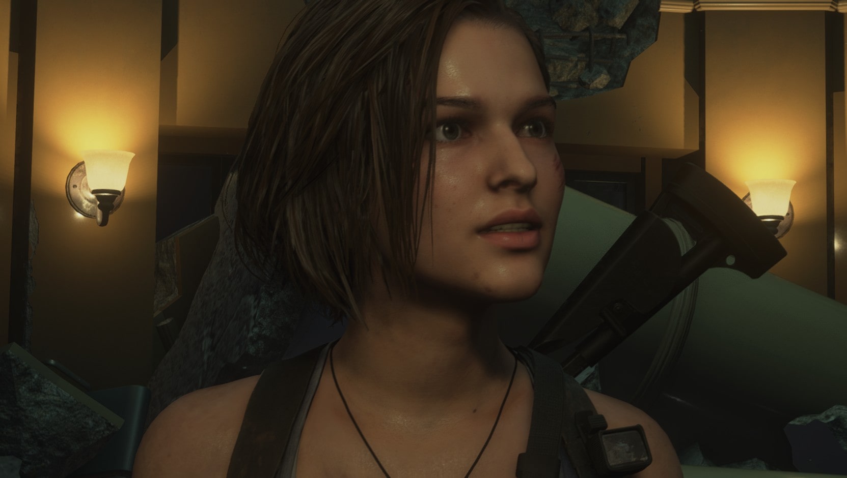 Jill flipped hair - Resident Evil 3 Remake Mods