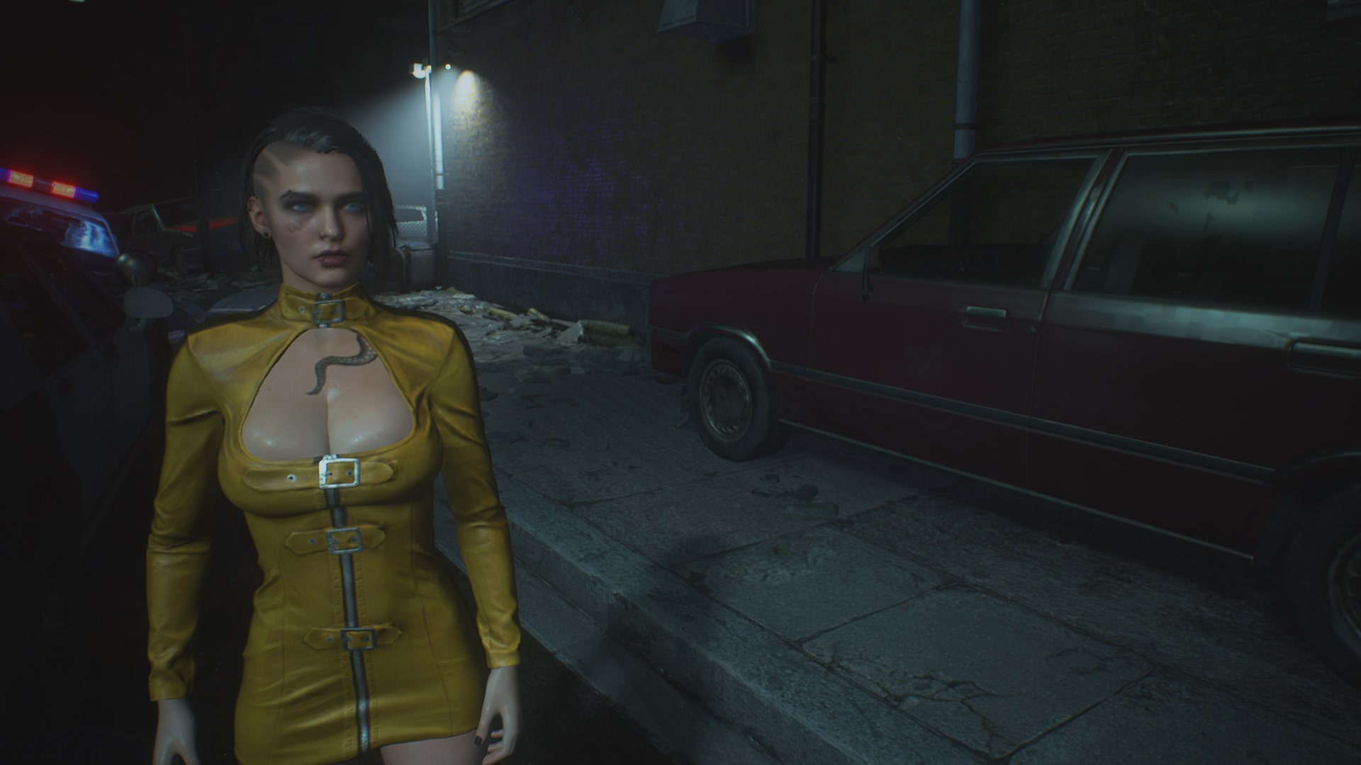Jill Moto Dress - Yellow Patch - Resident Evil 3 Remake Mods