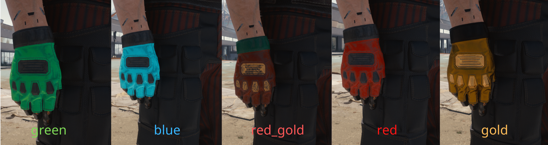 Masc V Gloves - Cyberpunk 2077 Mods