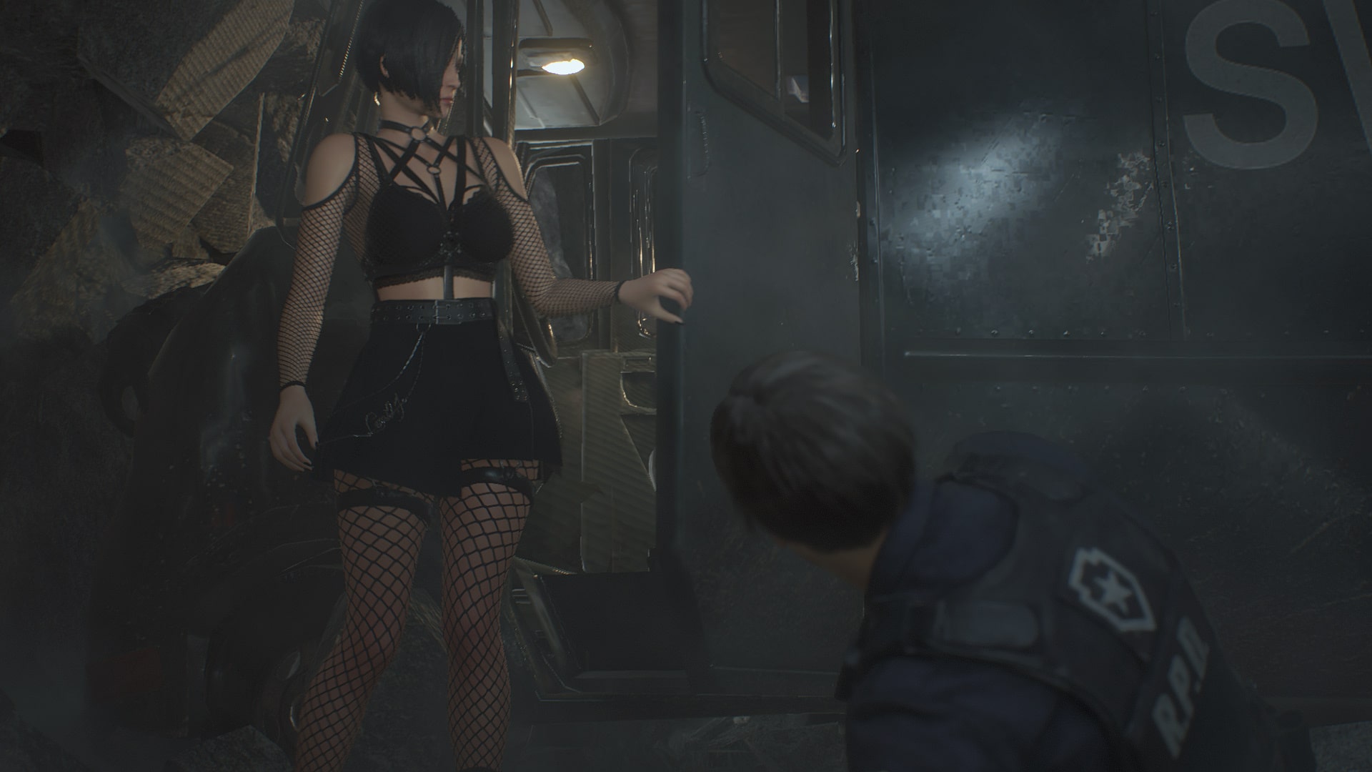 Ada & Claire Goth Rock - Resident Evil 2 Remake Mods