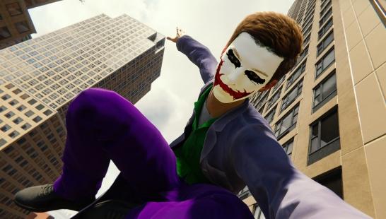 J for Joker. Spider-Joker - Marvel’s Spider-Man Remastered Mods