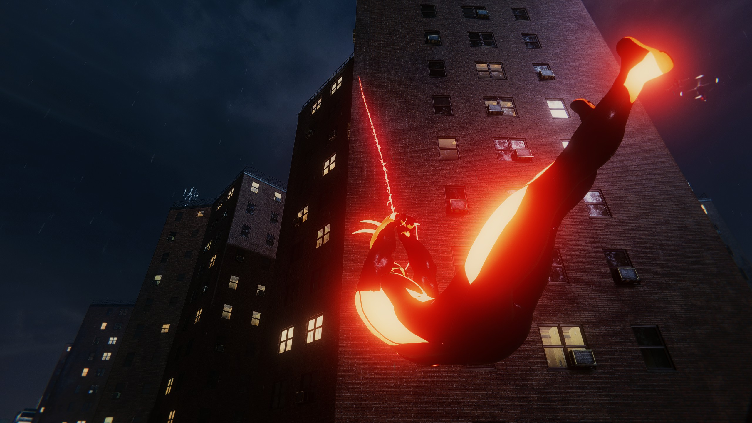 Glowing red Web lines - Marvel’s Spider-Man Remastered Mods