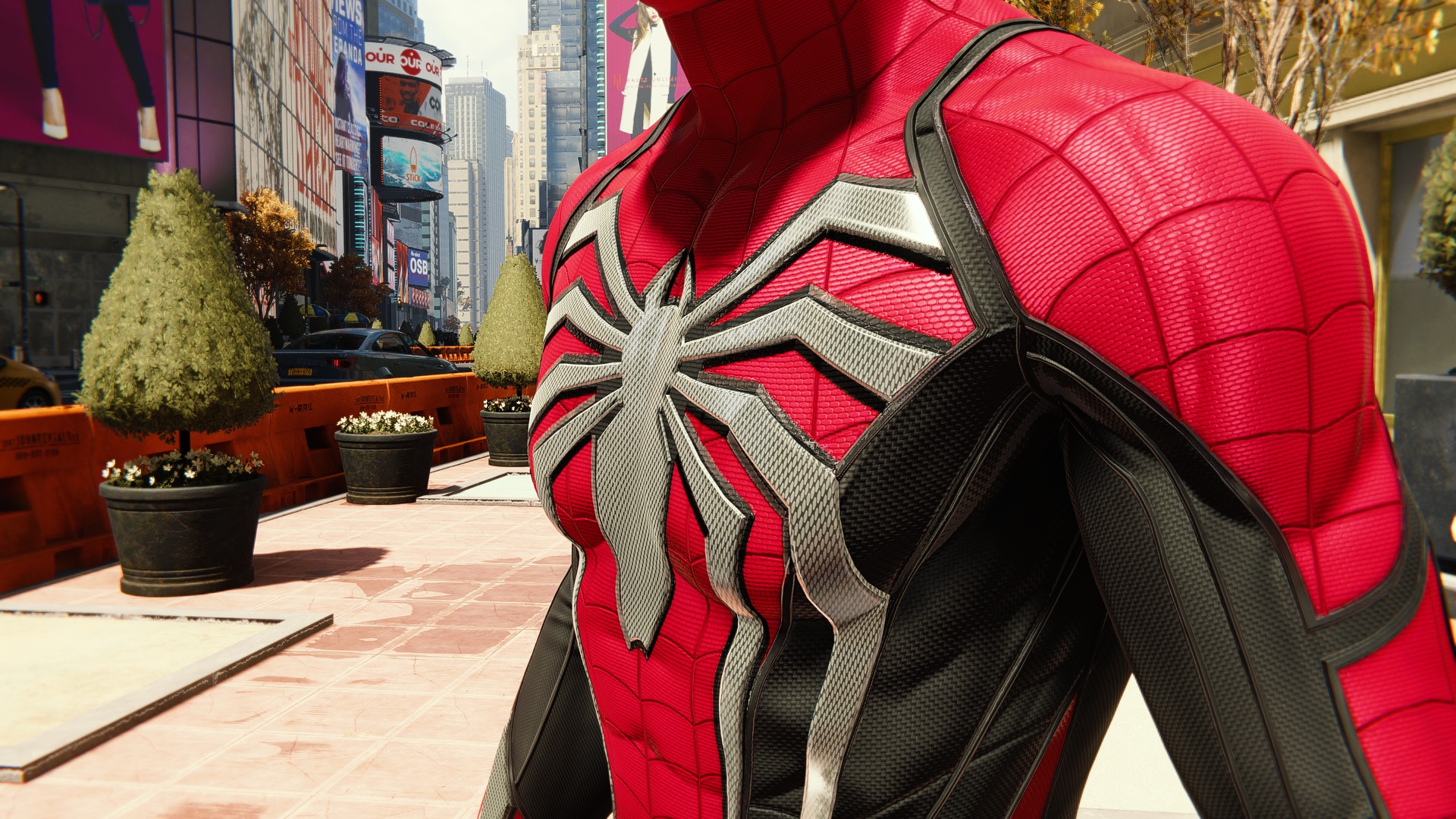 Advanced Suit Recolor (Red and Black with Gray Spider Logo) - Marvel’s ...