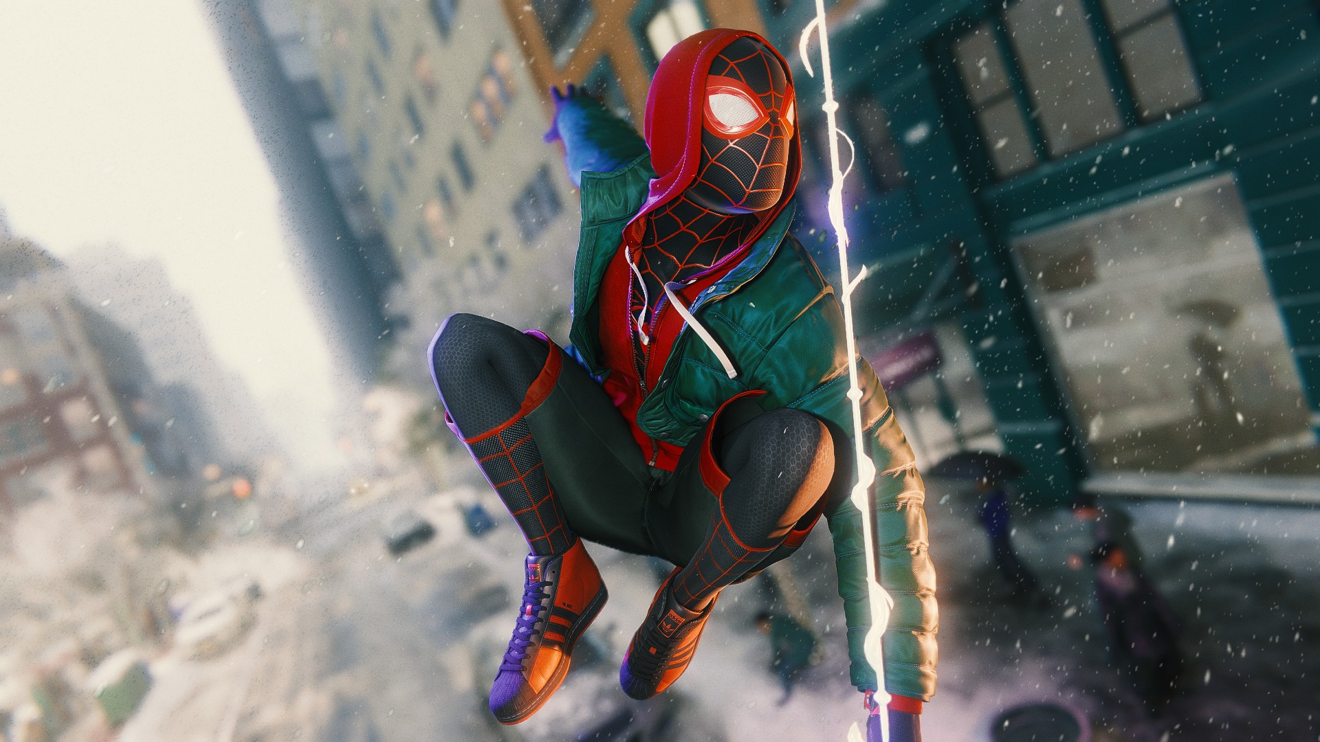 Miles Suit Under Sportswear Outfit - Marvel's Spider-Man: Miles Morales ...