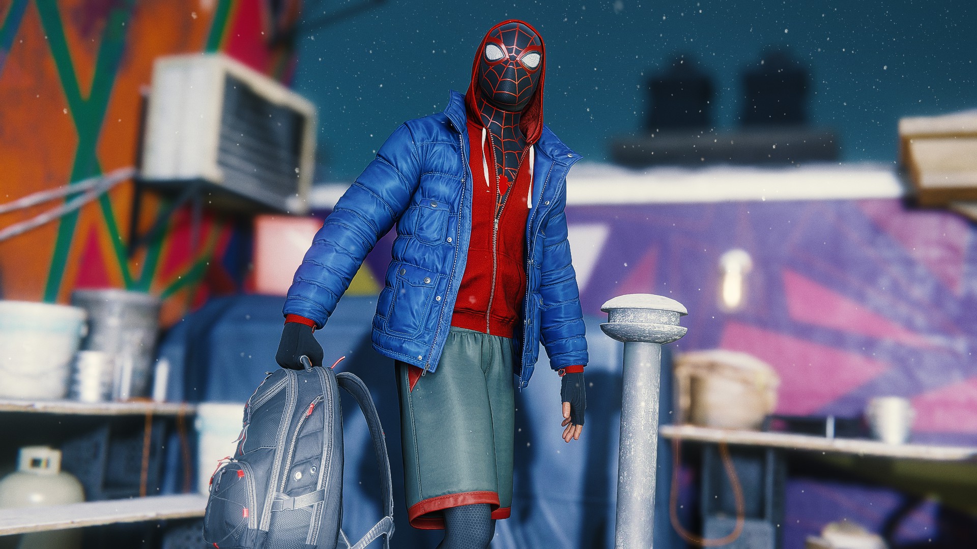 Miles Suit Under Sportswear Outfit - Marvel's Spider-Man: Miles Morales ...
