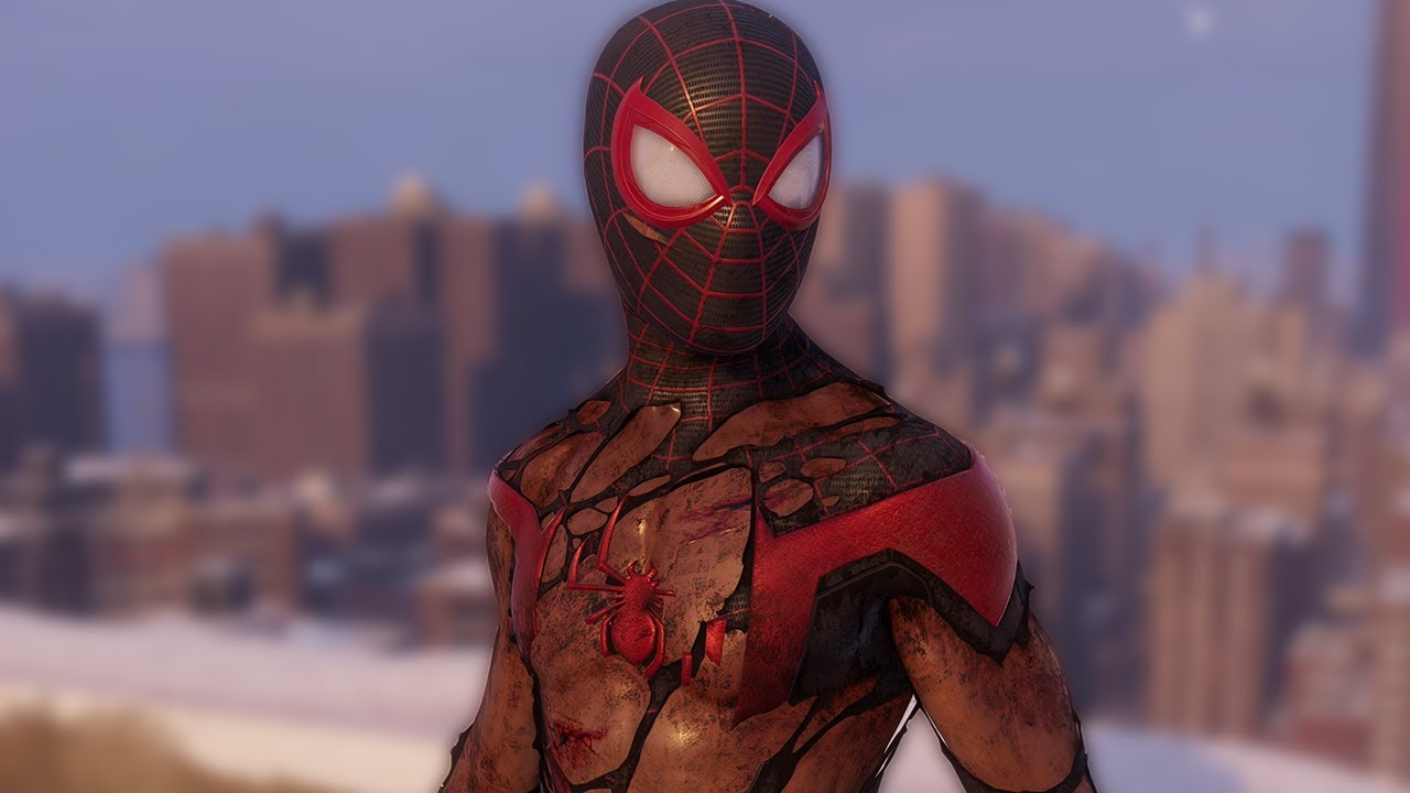 Replace any suit with the damaged classic suit - Marvel's Spider-Man ...