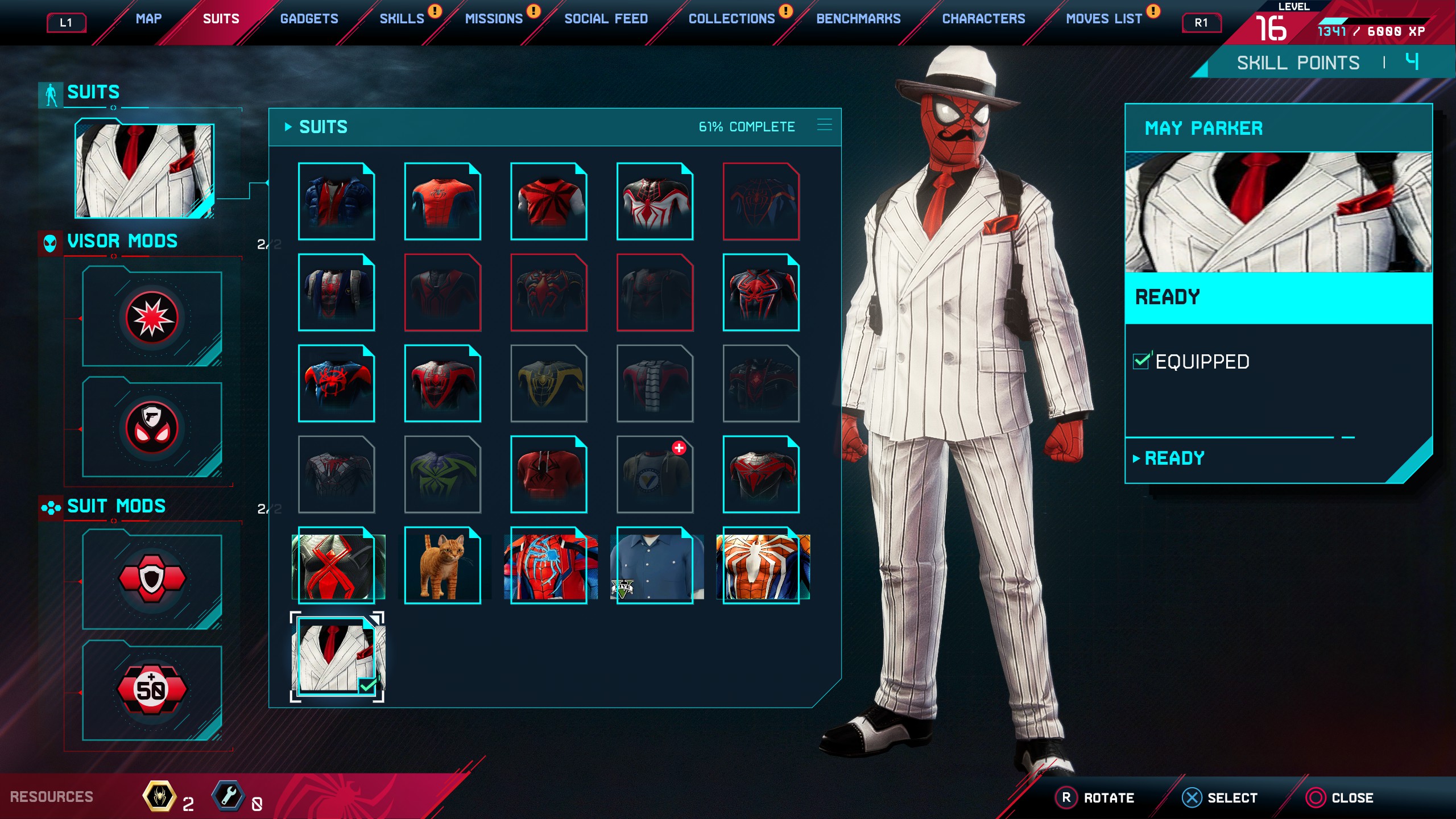 Mobster Spider-man (Custom Model) - Suit Slot - Marvel's Spider-Man ...