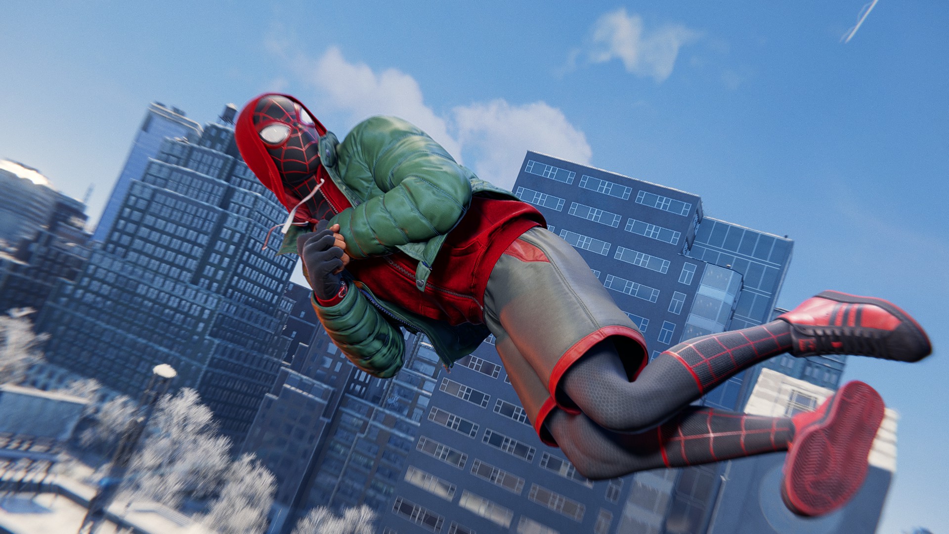 Miles Suit Under Sportswear Outfit - Marvel's Spider-Man: Miles Morales ...