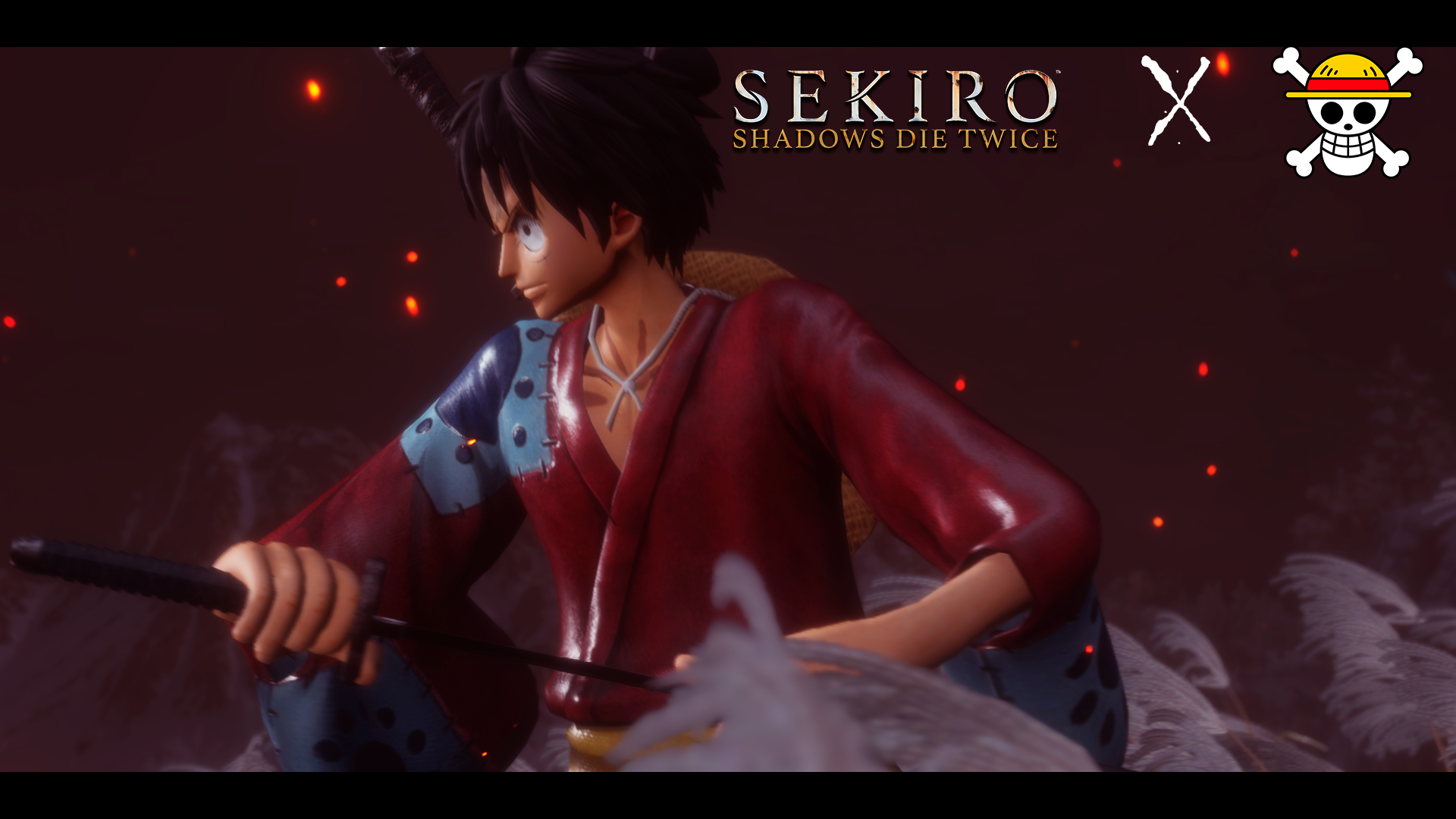 LUFFYTARO WANO KUNI(One Piece Skin) - Sekiro: Shadows Die Twice Mods