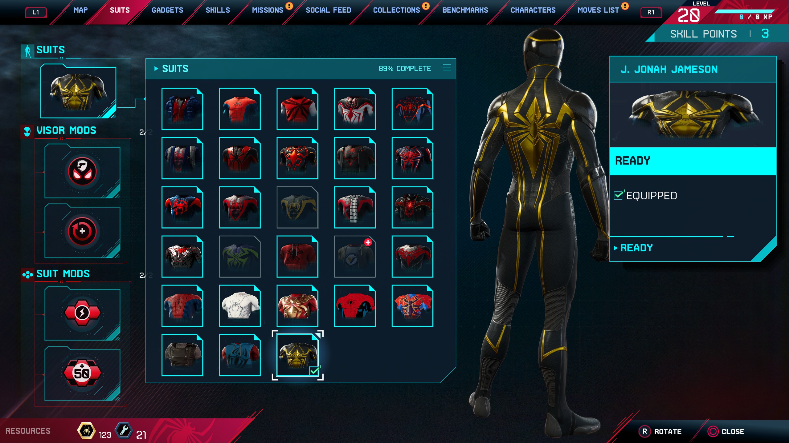 Spider Armor - MK II Suit Slot (Spider-Man Remastered) - Marvel's ...