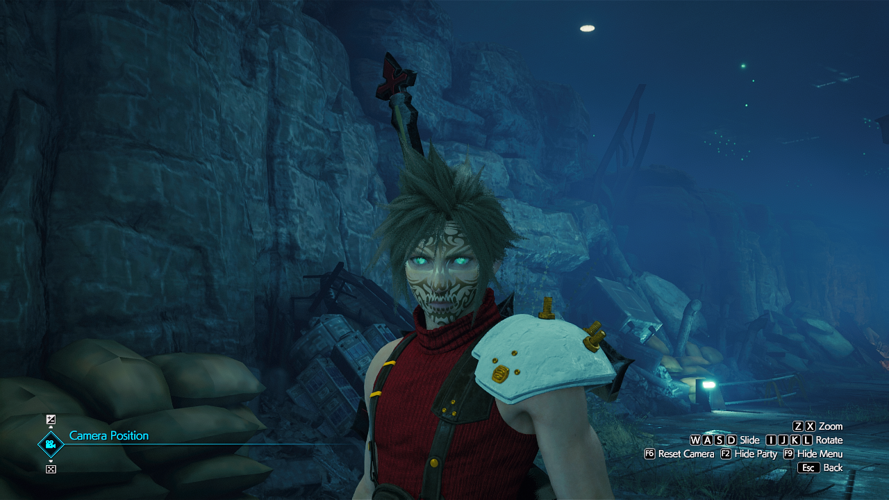 Cloud Tattoo Face - Final Fantasy VII Remake Mods