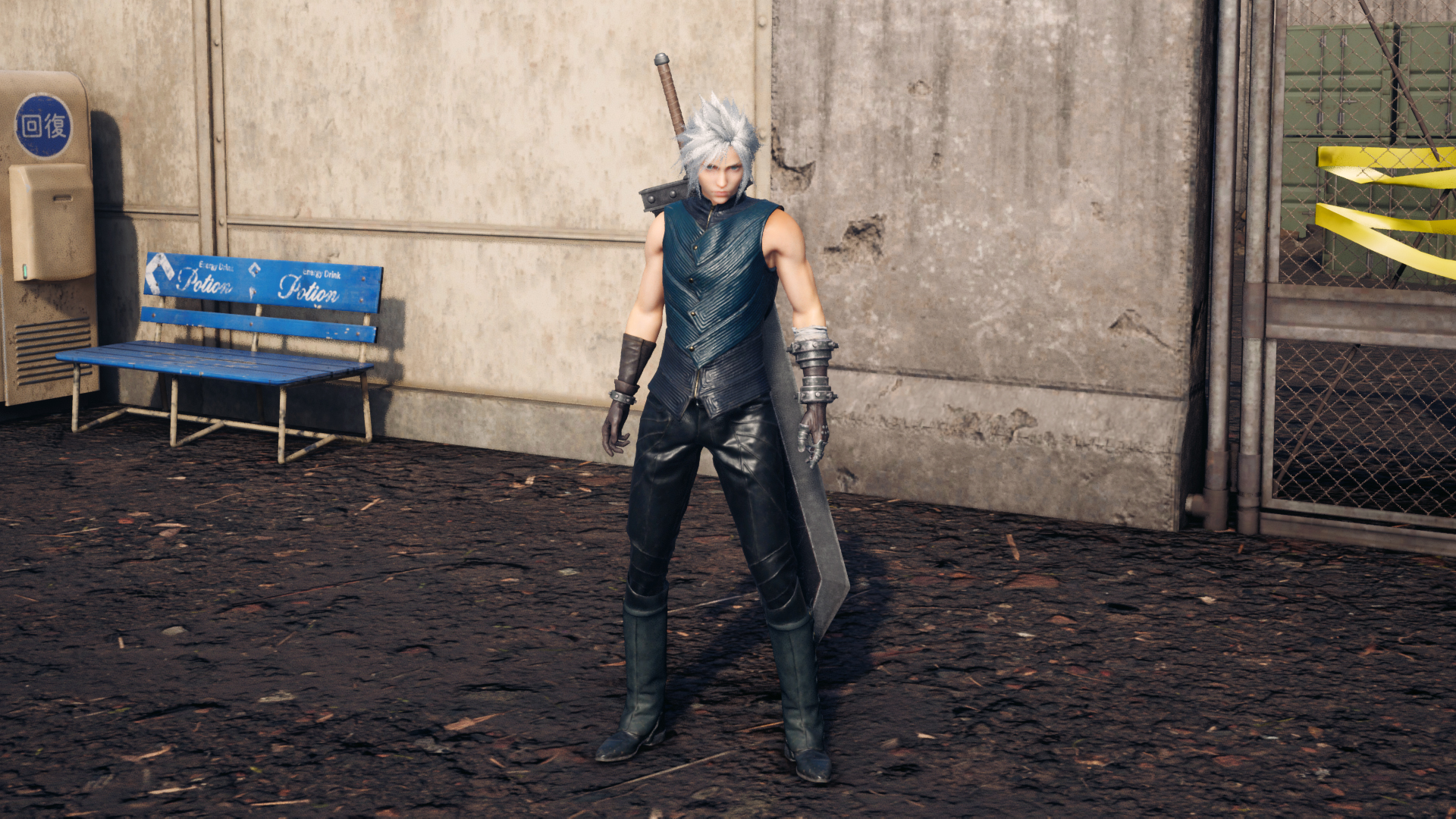 Cloud - Vergil Skin - Final Fantasy VII Remake Mods
