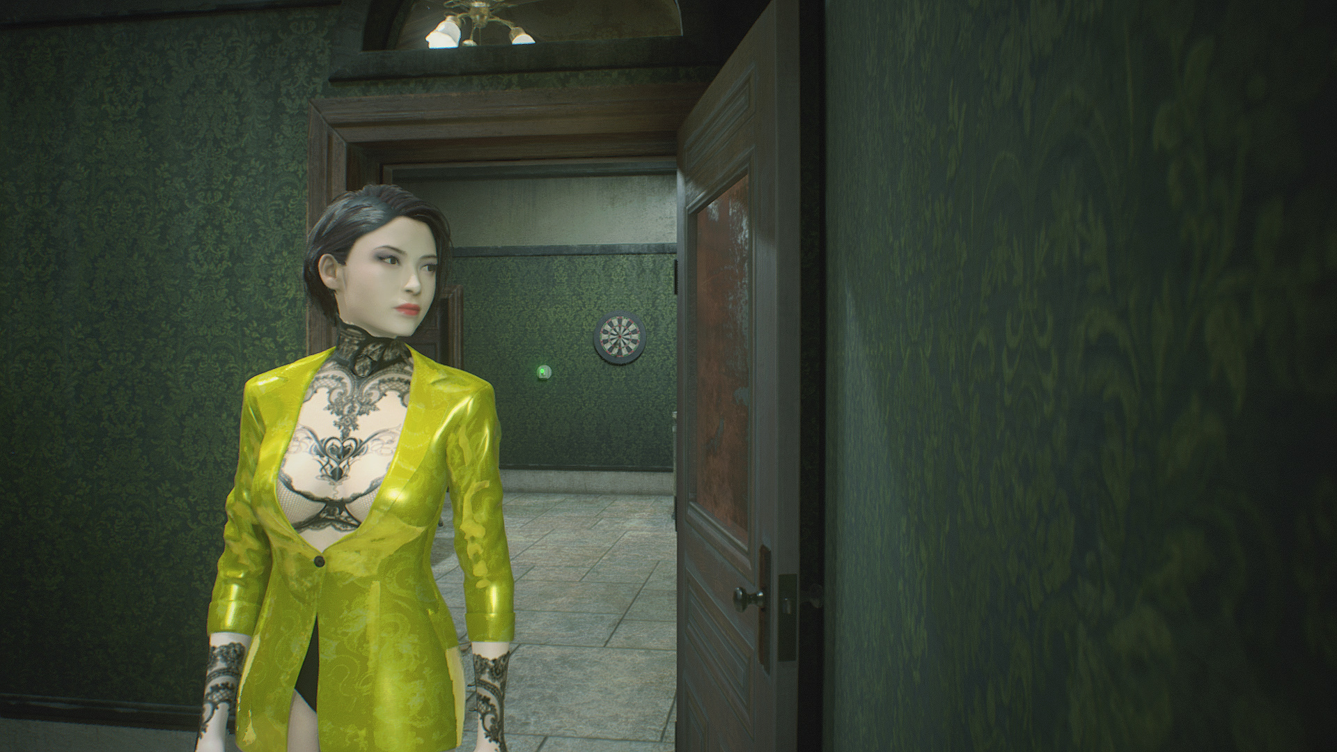 Ada & Claire Secret Investigator Yellow Uniform - Resident Evil 2 ...