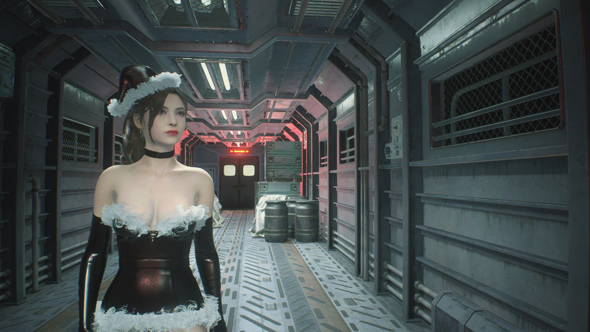 Ada & Claire Black Christmas Dress - Resident Evil 2 Remake Mods