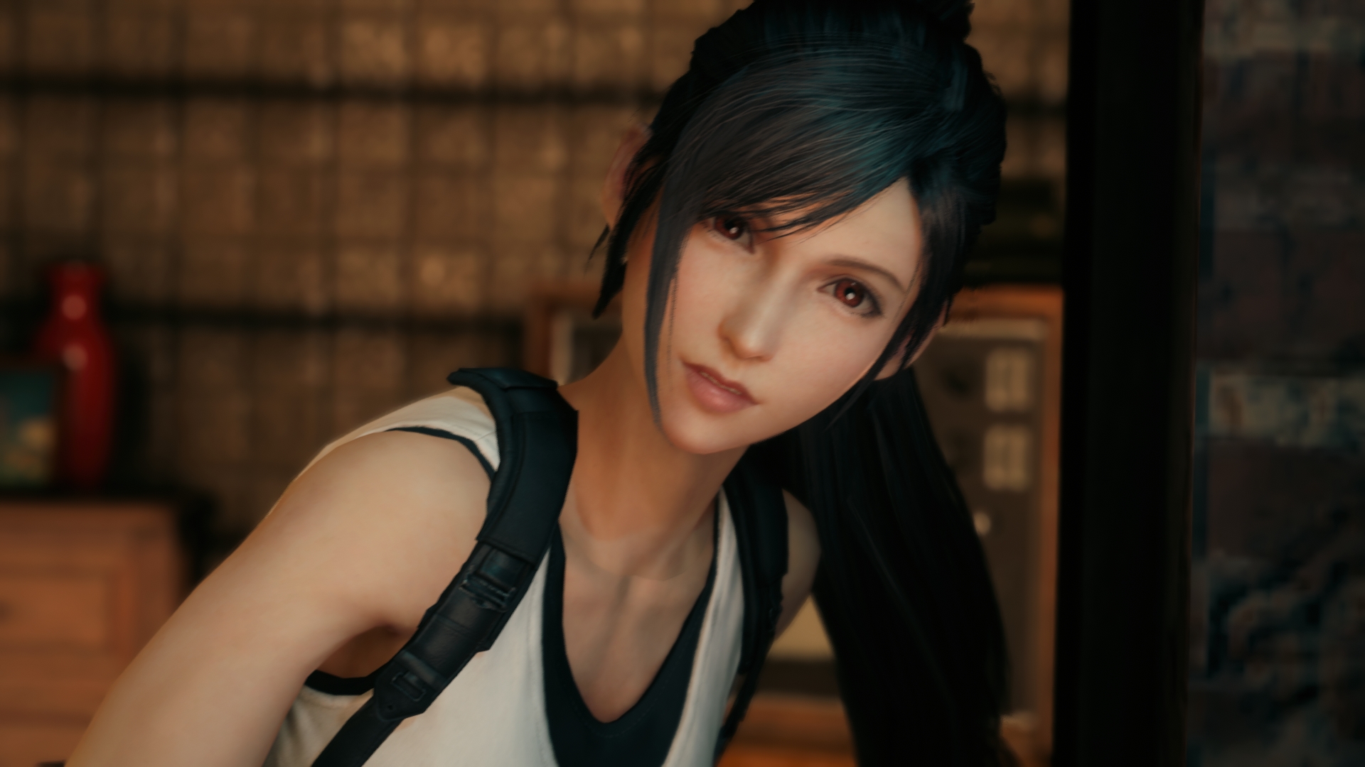 Jessie as Ponytail Tifa - Final Fantasy VII Remake Mods