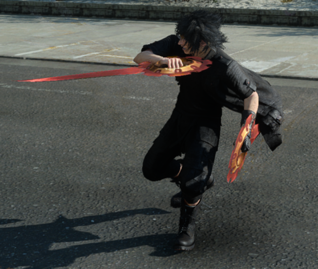 FFX-2 - Rikku Thief Dagger - Dagger (Two Handed) - Final Fantasy XV Mods