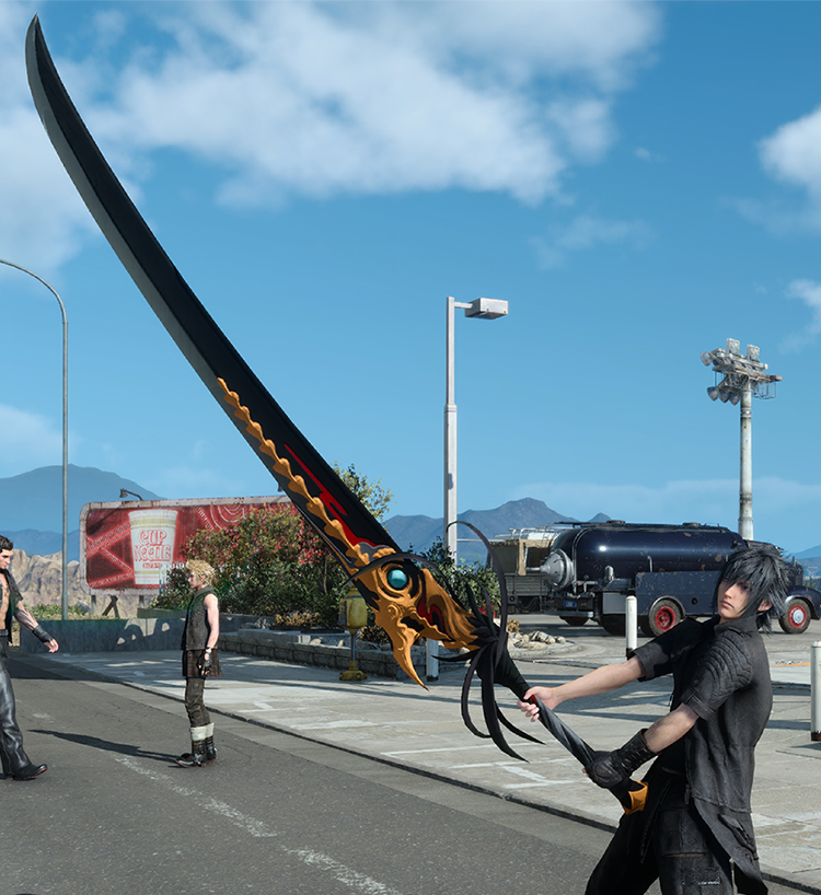 Odachi of Tsukuyomi - Great Sword (two-handed) - Final Fantasy XV Mods