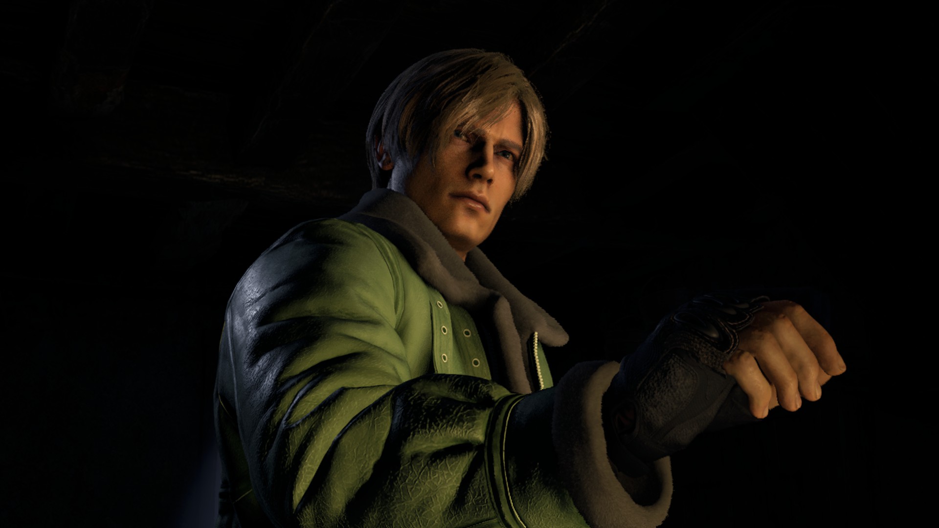 TM Black Jacket Retexture for Leon - Resident Evil 4 Remake Mods