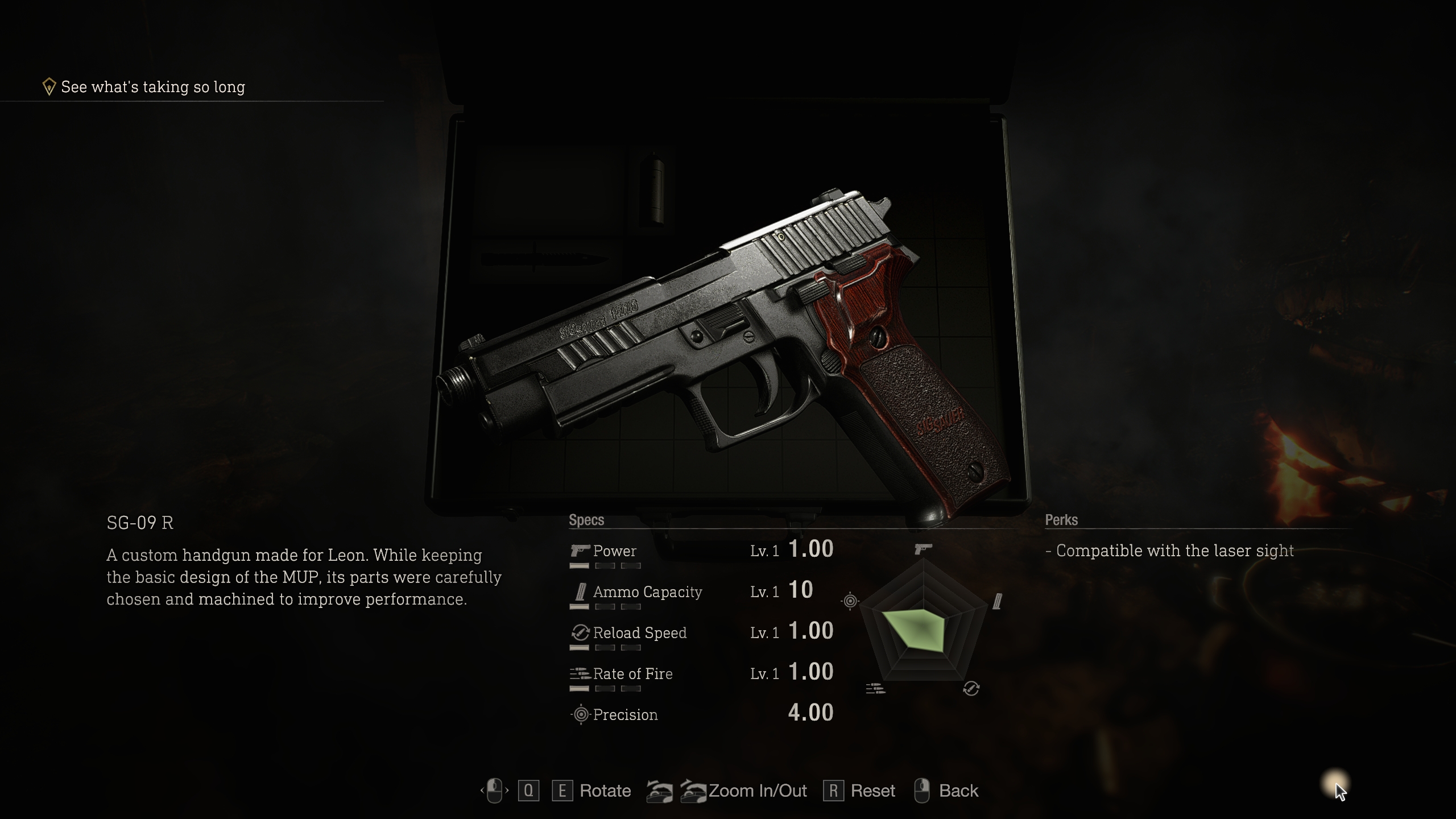 SIG P226R Elite - Resident Evil 4 Remake Mods