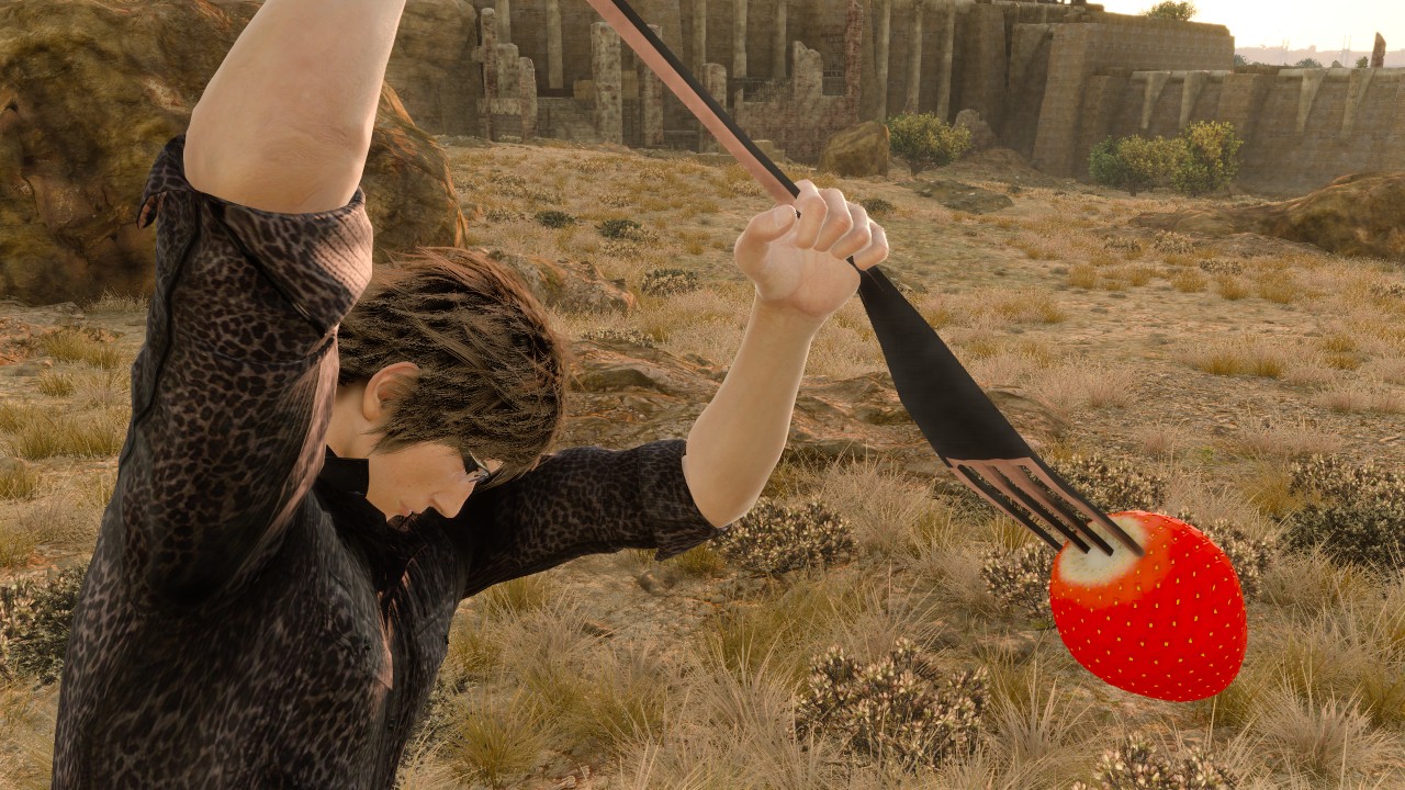 Fork and Strawberries - Final Fantasy XV Mods